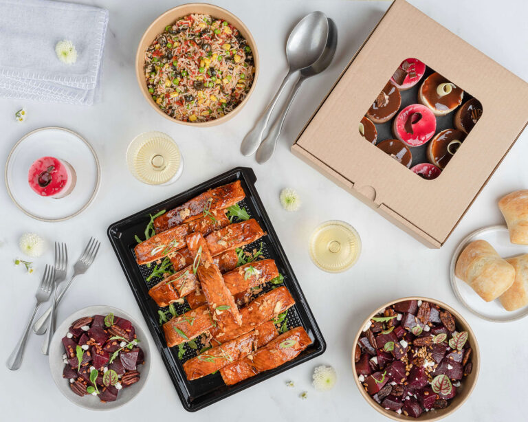 Roasted salmon buffet - Bernard & Fils Traiteur